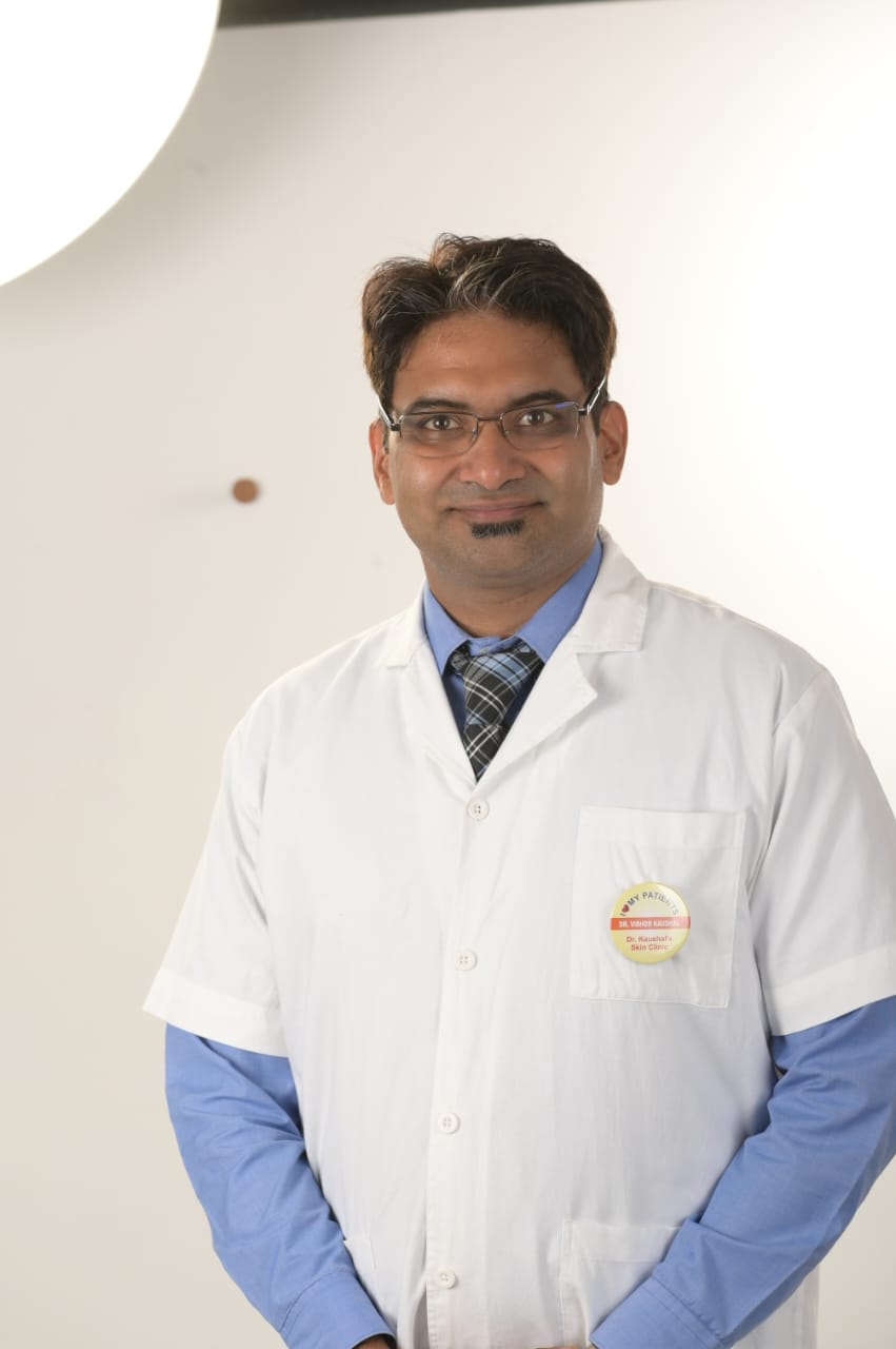 Book Dermatologist Appointment. Book Doctor Counsultaion of Dr. Vibhor Kaushal - Dermatologist.